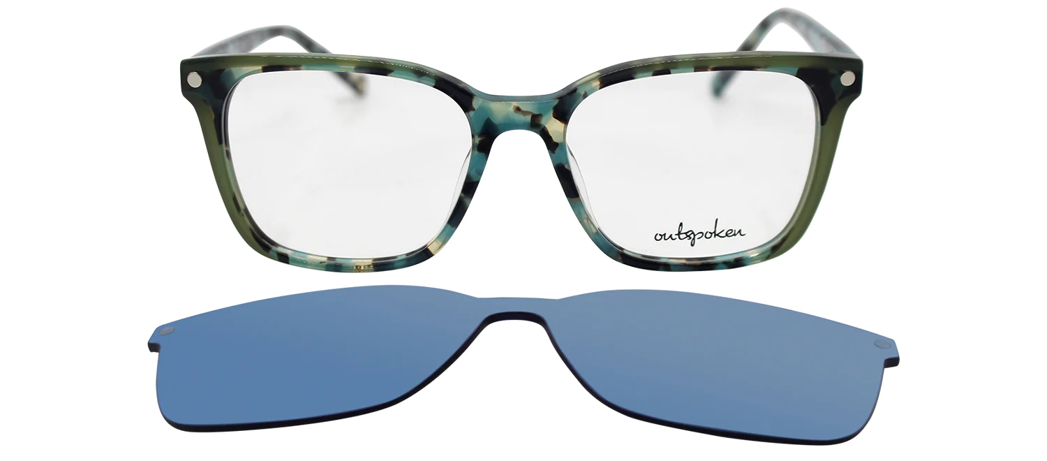 Niche Optics/ Outspoken Eyewear / OA1831S / Blue/Green - Shop Glasses ...