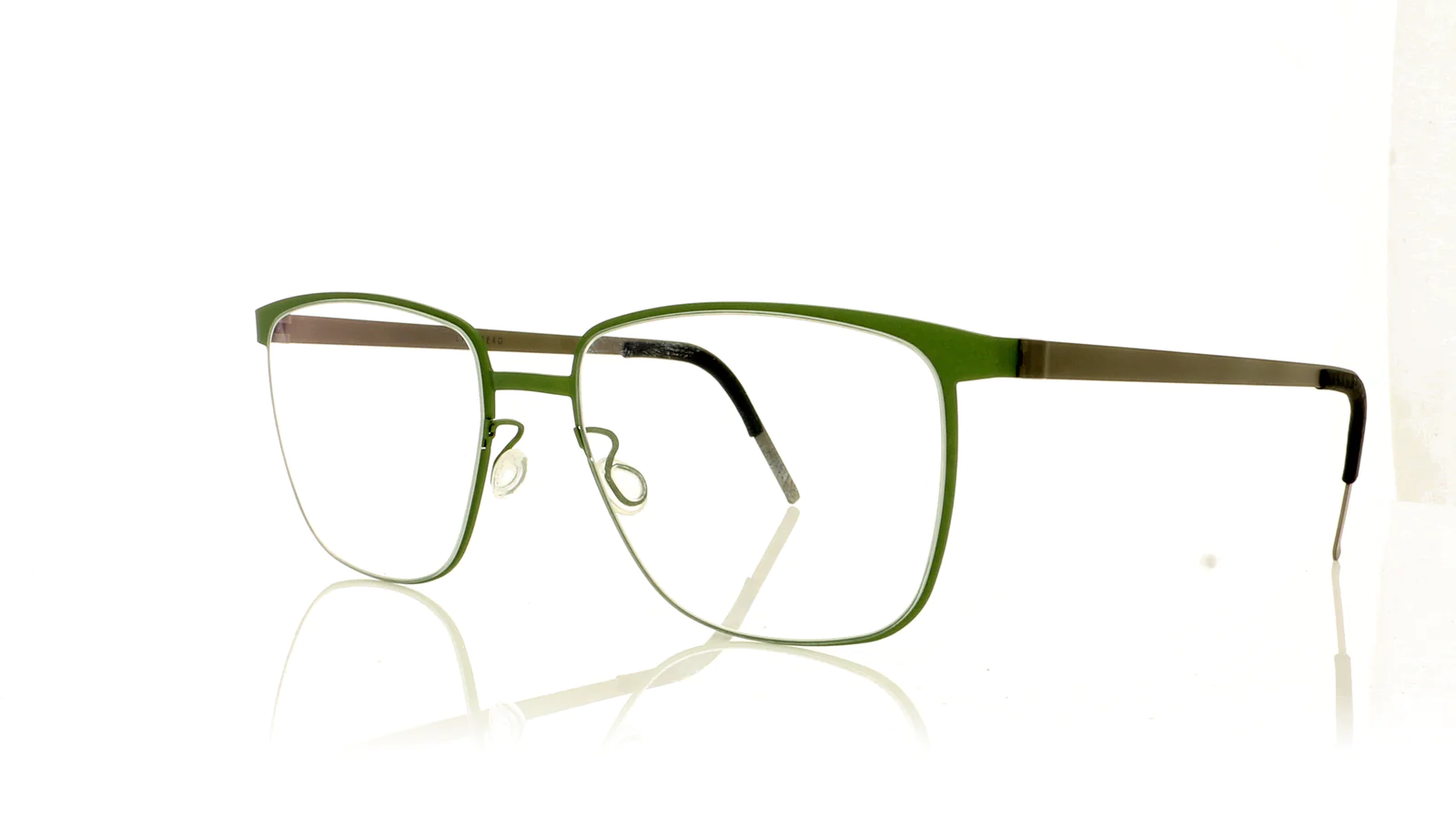 Lindberg / 9612 STRIP TITANIUM / GREEN GREY TEMPLES - Shop Glasses ...
